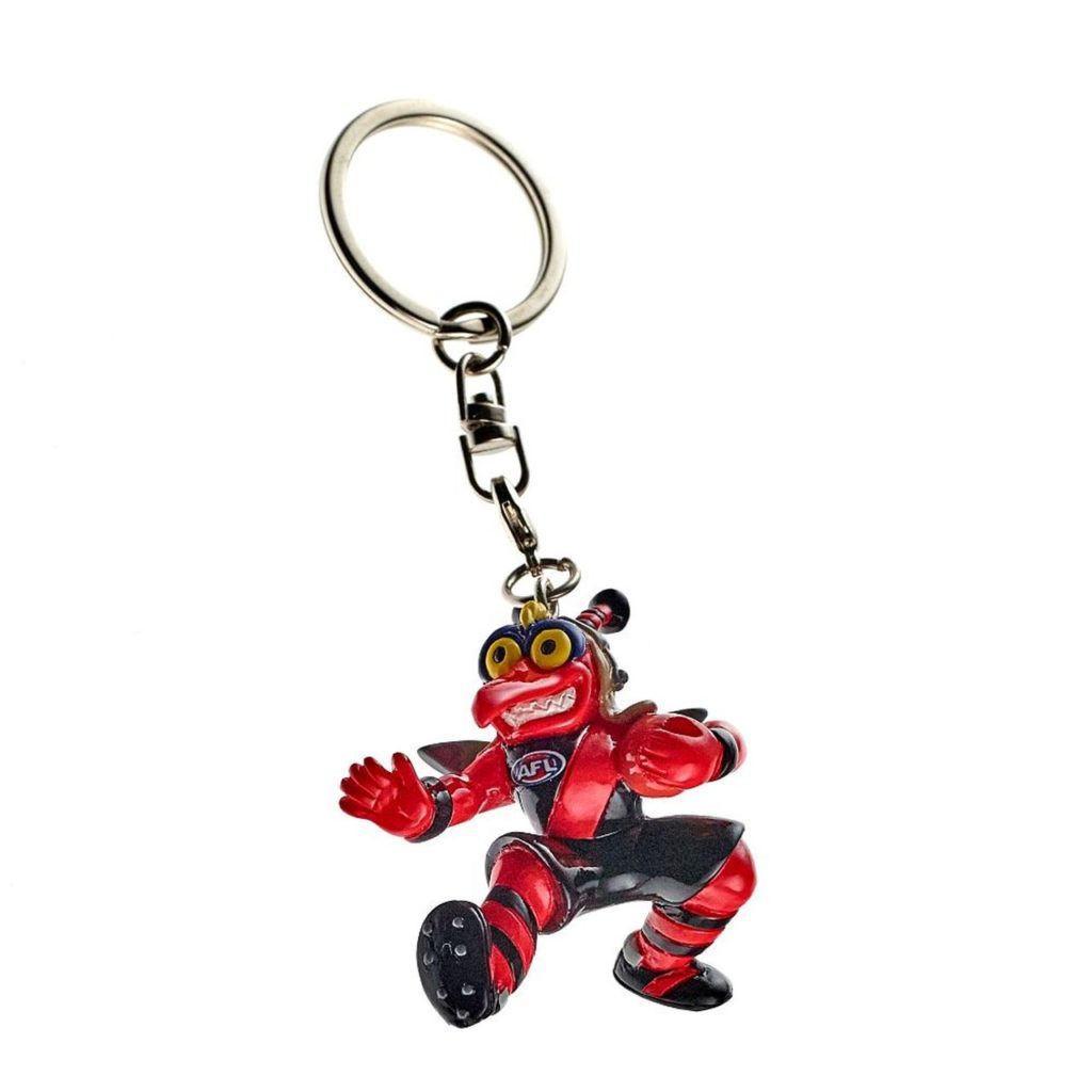 Essendon Bombers Keyring – Mascot – Whateva Sports
