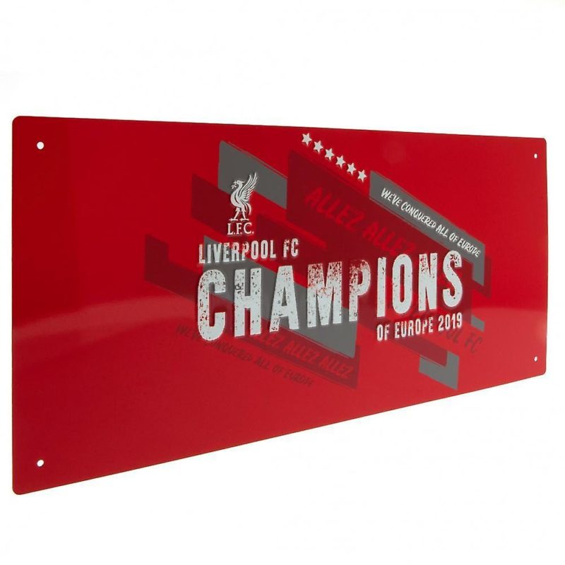 Liverpool FC Street Sign – 2019 Champions of Europe – Whateva Sports
