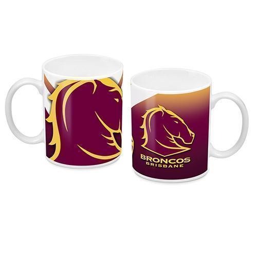 Brisbane Broncos Coffee Mug – Logo – Whateva Sports