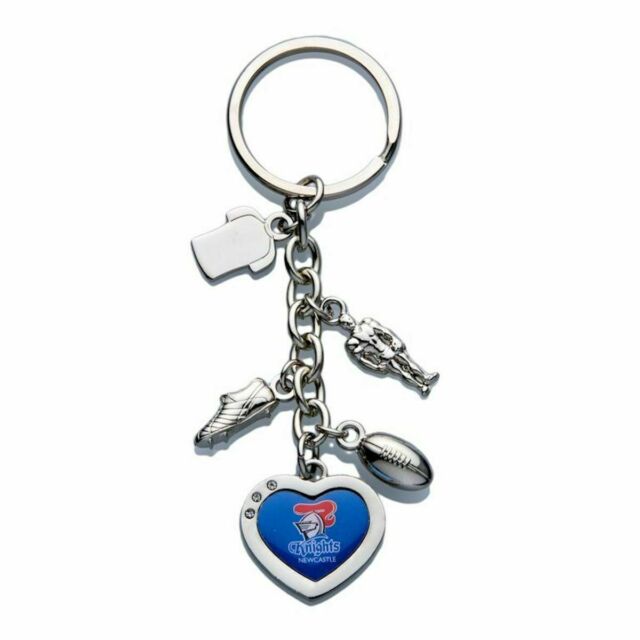Newcastle Knights Keyring – Charm – Whateva Sports