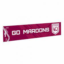 QLD Maroons Bumper Sticker – Whateva Sports