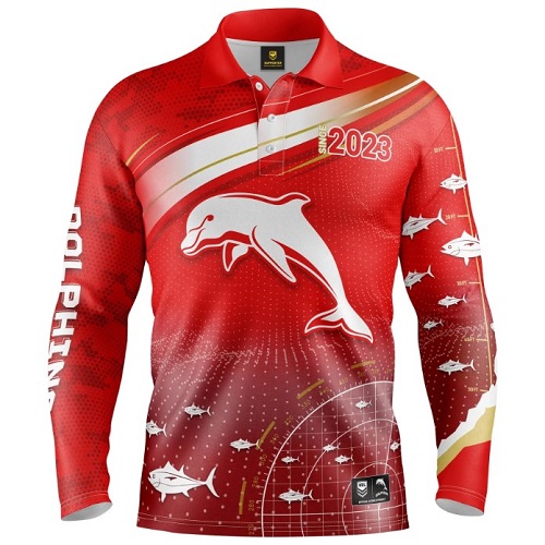 Dolphins Mens Fishing Shirt – Fishfinder – Whateva Sports