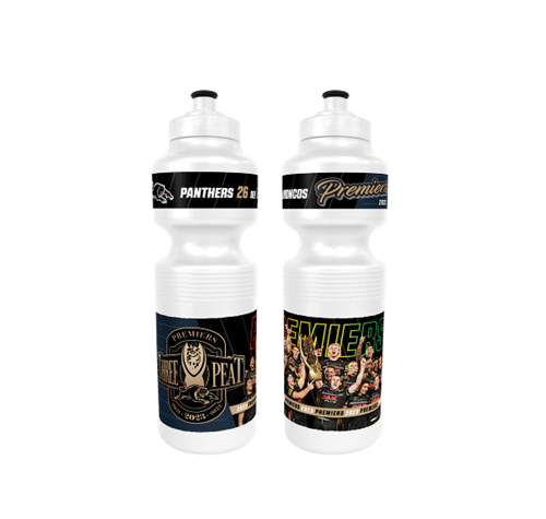 Penrith Panthers Water Bottle – 2023 Premiers Team – Whateva Sports