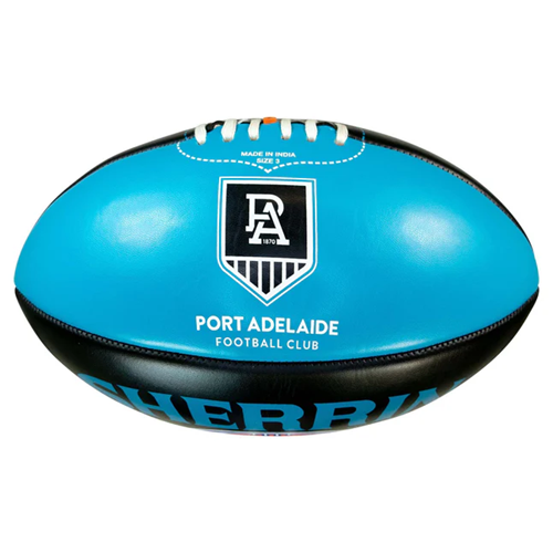 Port Adelaide Power Sherrin Team Icon Ball Size 3 – Whateva Sports