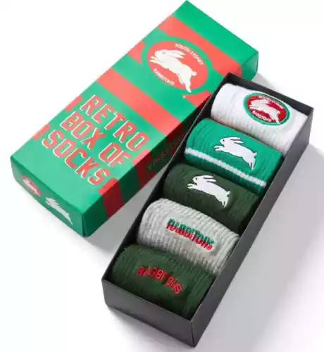 South Sydney Rabbitohs Retro Box Of Socks – Whateva Sports